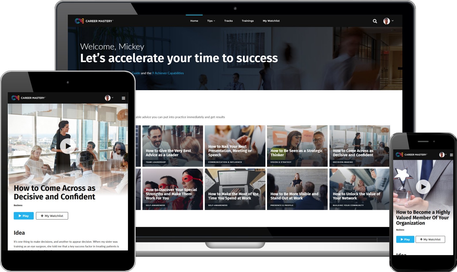 Accelerate your time to success - Career Mastery™
